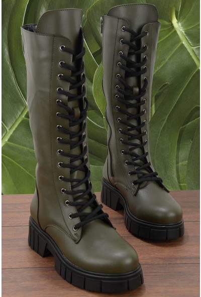 Bambi Haki Kadın Çizme K03875300009