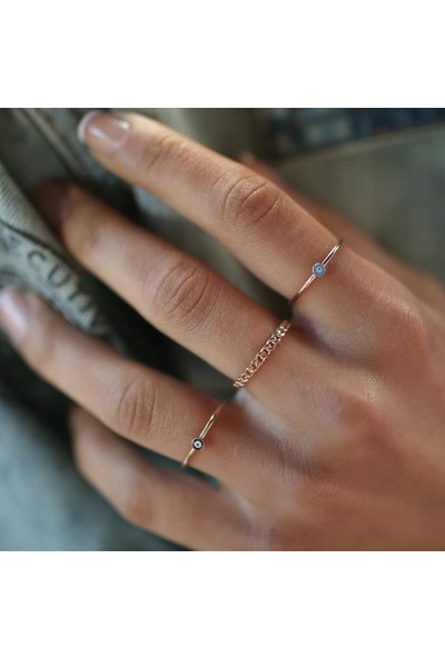 By Golden House Örgü ve Mineli Yüzük Kombin By Golden House Örgü ve Mineli Yüzük Kombin