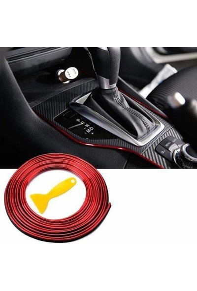 Unikum Volkswagen Golf 7 Hatchback Araç Içi Nikelaj Kırmızı Torpido Ip Trim Fitili 2 Metre Unikum Volkswagen Golf 7 Hatchback Araç Içi Nikelaj Kırmızı Torpido Ip Trim Fitili 2 Metre