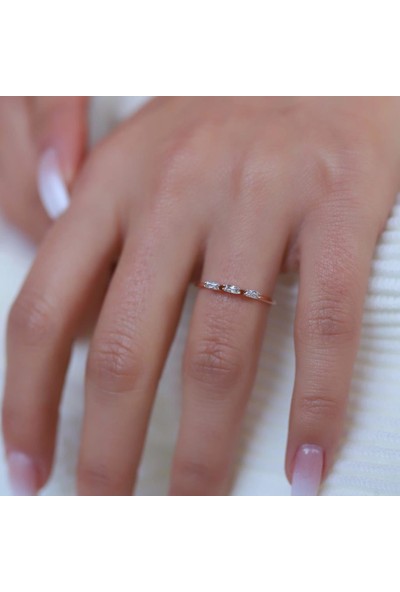 By Golden House Tria Baget Yüzük By Golden House Tria Baget Yüzük