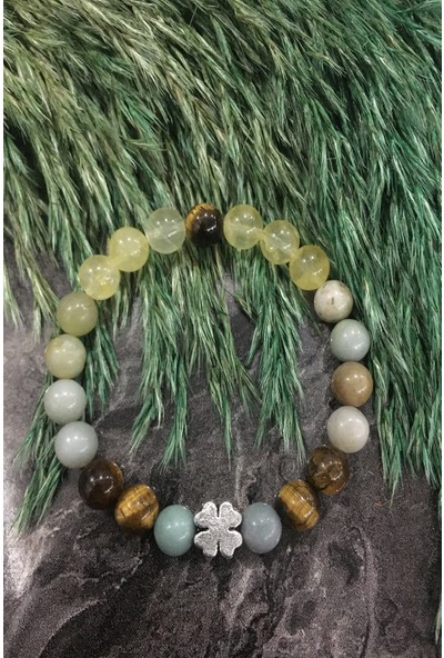 Atlantis Sitrin Kaplangözü Amazonit Doğaltaş Bileklik Atlantis Sitrin Kaplangözü Amazonit Doğaltaş Bileklik