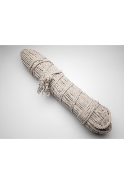 Be Beauty Bej Renkli Pamuklu Makrome Salıncak Hamak Ipi 6 mm Be Beauty Bej Renkli Pamuklu Makrome Salıncak Hamak Ipi 6 mm
