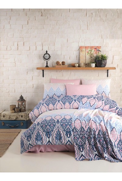 HerdaimModa Pamuklu Yorganlı Nevresim Takımı ( Çift Kişilik Uyku Seti ) (Kutulu)