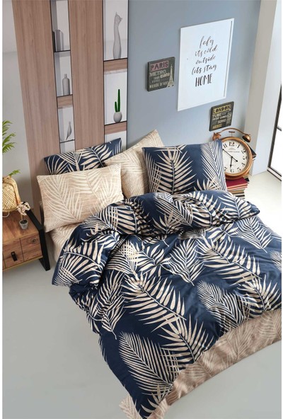 HerdaimModa Pamuklu Yorganlı Nevresim Takımı ( Çift Kişilik Uyku Seti ) (Kutulu)