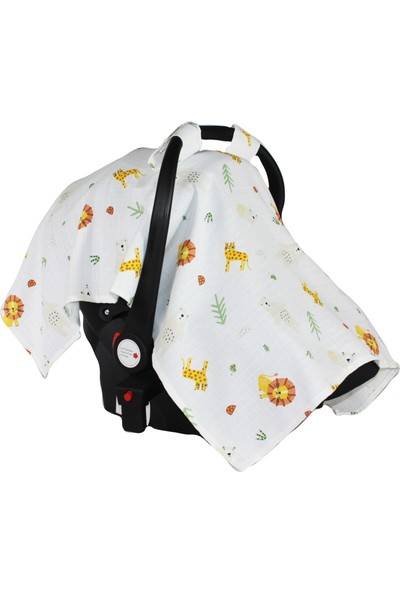 Molmini Puset Örtüsü Müslin Sevimli Hayvan Molmini Puset Örtüsü Müslin Sevimli Hayvan