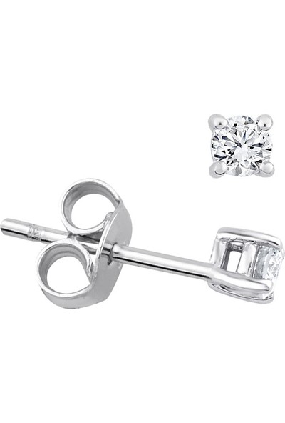 Engingold Tektaş Pırlanta Küpe 14K-10-20