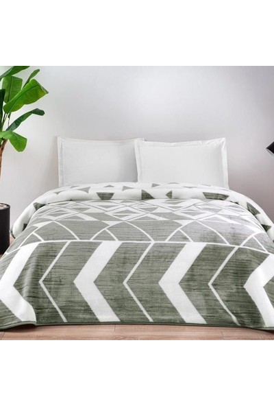 Taç Sandy Çift Kişilik Battaniye Gri