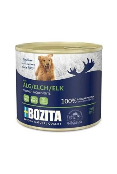 Bozita Tahılsız Ren Geyikli Köpek Konservesi 625 gr x 5 Adet Bozita Tahılsız Ren Geyikli Köpek Konservesi 625 gr x 5 Adet