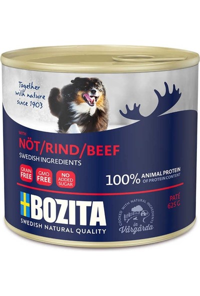 Bozita Sığır Etli Köpek Konservesi 625 gr x 5 Adet