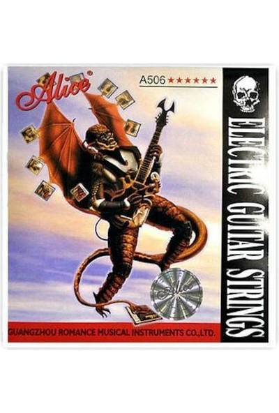Alice A-506 Sl Elektro Gitar Teli 009-042 Super Light Alice A-506 Sl Elektro Gitar Teli 009-042 Super Light