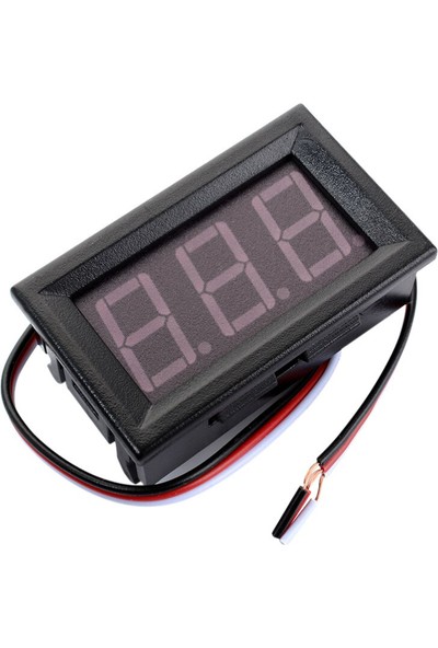 Zauss 3 Kablolu Kırmızı LED Dijital Panel Voltmetre Dc 0-30V 0.56 Inch Zauss 3 Kablolu Kırmızı LED Dijital Panel Voltmetre Dc 0-30V 0.56 Inch