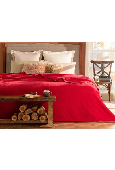 Madame Coco Claire Tek Kişilik Sherpa Düz Battaniye - Fuşya Madame Coco Claire Tek Kişilik Sherpa Düz Battaniye - Fuşya