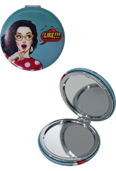 GiftPoint Makyaj Aynası - El Aynası - Cep Aynası GiftPoint Makyaj Aynası - El Aynası - Cep Aynası