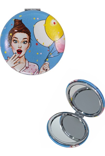 GiftPoint Makyaj Aynası - El Aynası - Cep Aynası GiftPoint Makyaj Aynası - El Aynası - Cep Aynası