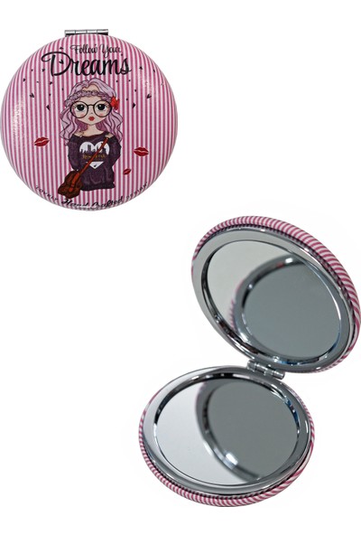 GiftPoint Makyaj Aynası - El Aynası - Cep Aynası GiftPoint Makyaj Aynası - El Aynası - Cep Aynası