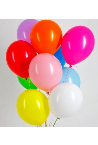 Nistabolje Renkli Balon 25 Li Karışık Renk Parti Doğum Günü Kutlama Özel Günler Nistabolje Renkli Balon 25 Li Karışık Renk Parti Doğum Günü Kutlama Özel Günler