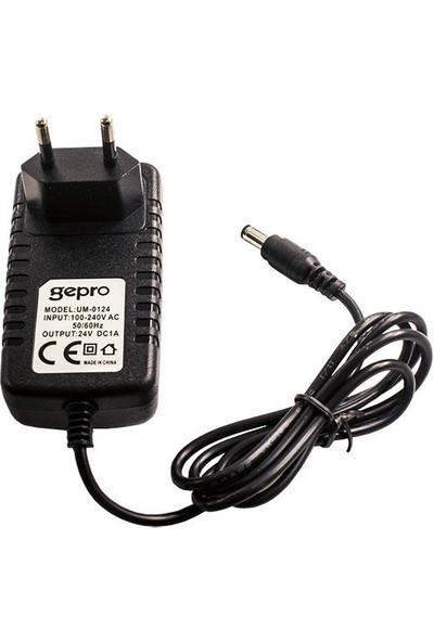 Gepro UM-0124 24V 1A Adaptör Gepro UM-0124 24V 1A Adaptör