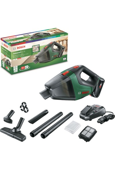 Bosch 06033B9103 Universalvac Akülü Elektrik Süpürgesi Yeşil