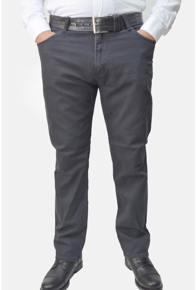 Ds Danlıspor Erkek Klasik Rahat Kesim Boru Paça Fermuarlı Kuş Gözü Kot Pantolon