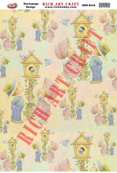 Rich Dekupaj Kağıdı