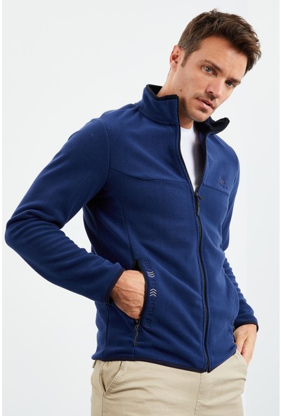 Tommy Life Indigo Erkek Yazı Nakışlı Dik Yaka Fermuarlı Standart Kalıp Sweatshirt Polar - 87992 Tommy Life Indigo Erkek Yazı Nakışlı Dik Yaka Fermuarlı Standart Kalıp Sweatshirt Polar - 87992