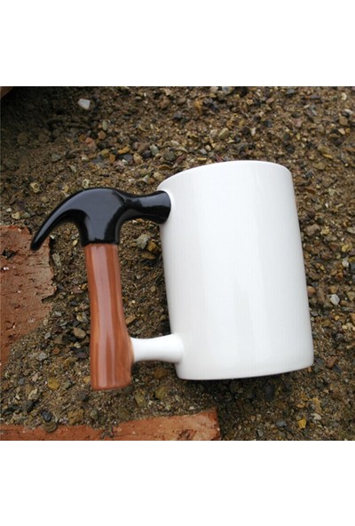 İtc Store Çekiç Kulplu Kupa Bardak Dekoratif Hediyelik İtc Store Çekiç Kulplu Kupa Bardak Dekoratif Hediyelik