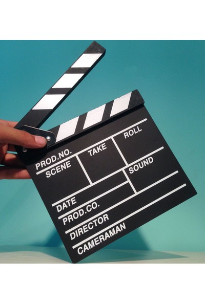 İtc Store Clapperboard Sinema Klaketi Dekoratif Hediyelik İtc Store Clapperboard Sinema Klaketi Dekoratif Hediyelik