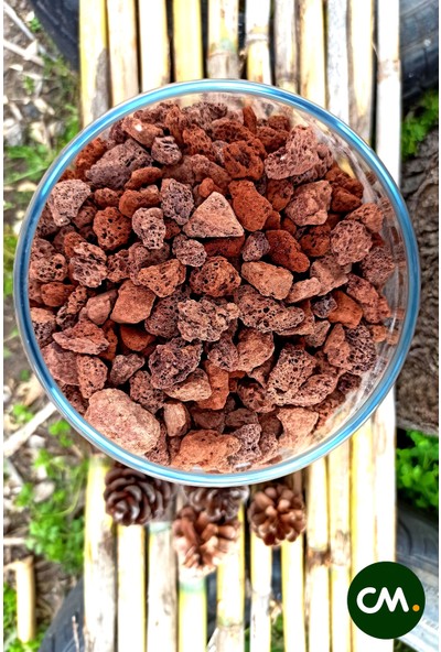 Hb Botanic 5 kg Pomza Taşı 1 - 2 cm Dekoratif Bahçe Saksı Teraryum Taşı