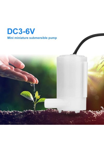 Koseco 6 Volt Mini Dalgıç Su Pompası 100LT/SAAT Koseco 6 Volt Mini Dalgıç Su Pompası 100LT/SAAT