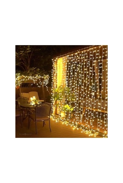 Mini Dünyam 2x2 Metre Saçaklı LED Perde Işık Mini Dünyam 2x2 Metre Saçaklı LED Perde Işık