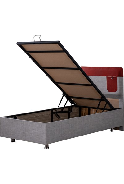 Genç Baza Seti Flora Baza + Başlık Seti Kırmızı