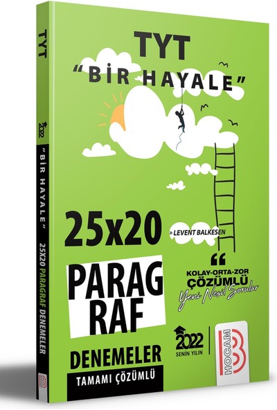 Benim Hocam Yayınları TYT Bir Hayale Serisi Paragraf Denemeleri