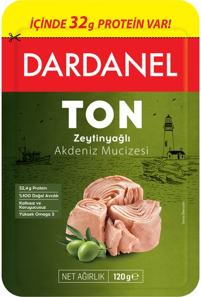 Dardanel Zeytinyağlı Poşet Ton Balığı 120G