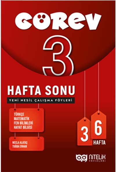 Nitelik Yayınları 3. Sınıf Görev Hafta Sonu Yeni Nesil Çalışma Föyleri Nitelik Yayınları 3. Sınıf Görev Hafta Sonu Yeni Nesil Çalışma Föyleri