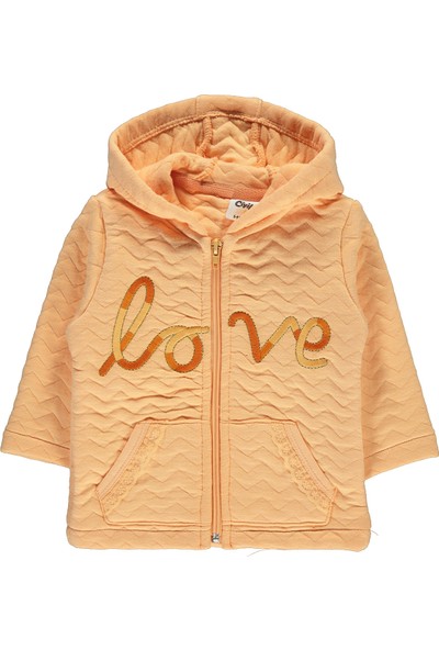 Civil Baby Kız Bebek Hırka 6-18 Ay Somon