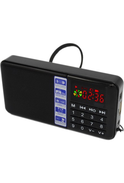 UltraTekno Taşınabilir Fm Radyo USB Tf Kart Destekli Dijital Ekranlı Radyo UltraTekno Taşınabilir Fm Radyo USB Tf Kart Destekli Dijital Ekranlı Radyo