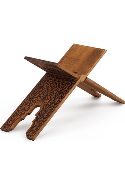 Çağrı Selçuklu Yakma Desenli Ahşap Rahle - (Orta) Çağrı Selçuklu Yakma Desenli Ahşap Rahle - (Orta)