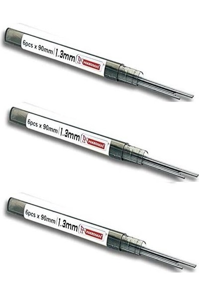 Mikro Kalem Ucu 1.3mm 2b Mikro 2b Kalem Ucu 1.3mm Siyah 3 Adet
