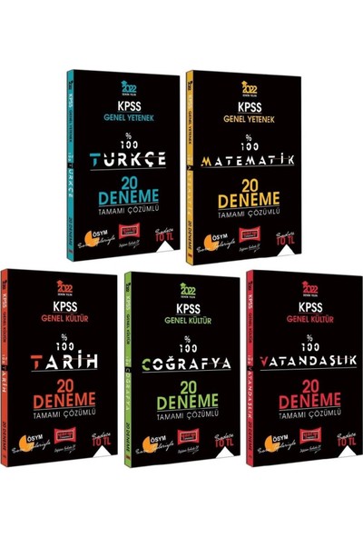 Yargı Yayınevi Yargı 2022 Kpss % 100 Türkçe Matematik Tarih Coğrafya Vatandaşlık 20 Deneme 5 Li Set Yargı Yayınevi Yargı 2022 Kpss % 100 Türkçe Matematik Tarih Coğrafya Vatandaşlık 20 Deneme 5 Li Set
