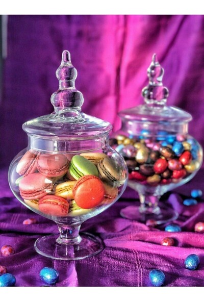 Rinda Shop Cam Kurabiyelik & Şekerlik 2'li