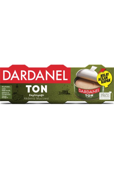 Dardanel Zeytinyağlı Ton Balığı 3X75G Dardanel Zeytinyağlı Ton Balığı 3X75G