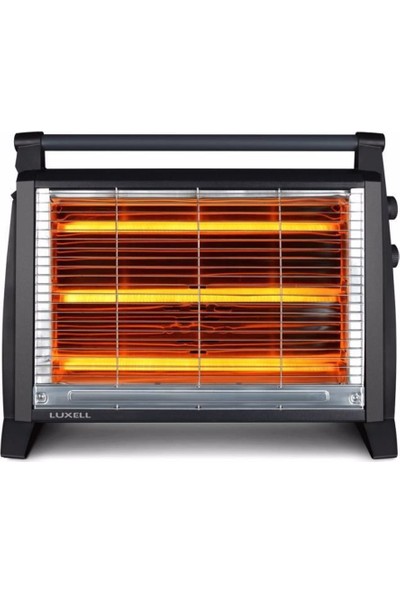 Luxell LX-2831 Buharlı Quartz Isıtıcı Siyah