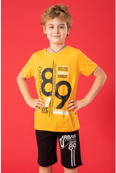 Zepkids Erkek Çocuk Kaprili Takım 89 Baskılı 9-12 Yaş