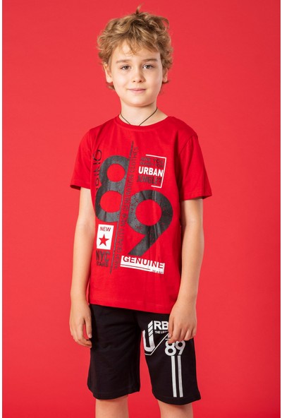 Zepkids Erkek Çocuk Kaprili Takım 89 Baskılı 9-12 Yaş