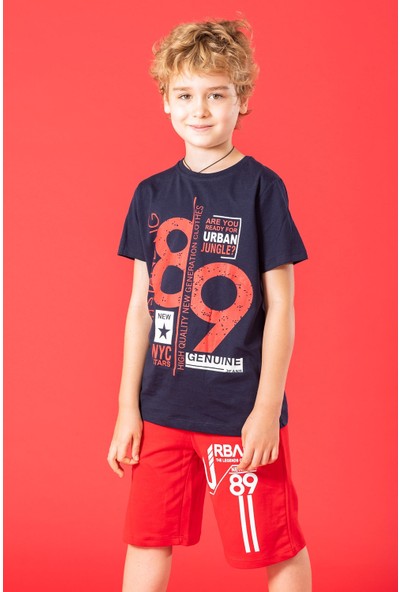 Zepkids Erkek Çocuk Kaprili Takım 89 Baskılı 9-12 Yaş