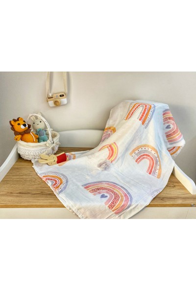Mint Baby Mint Müslin 120 x 120 cm Çok Amaçlı Desenli Müslin Örtü Battaniye Mint Baby Mint Müslin 120 x 120 cm Çok Amaçlı Desenli Müslin Örtü Battaniye