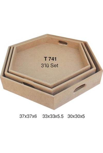 Ankara Hobi 3 Lü 6 Gen Tepsi