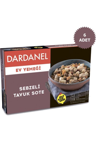 Dardanel Sebzeli Tavuk Sote 200G 6'li
