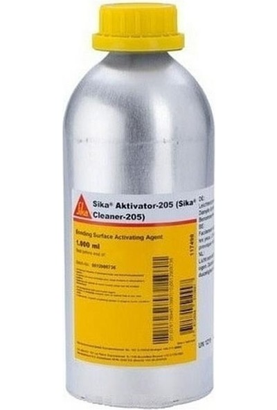 Sika 205 Aktivator Yapışma Kuvvetlendirici 1000ML Şeffaf Sika 205 Aktivator Yapışma Kuvvetlendirici 1000ML Şeffaf