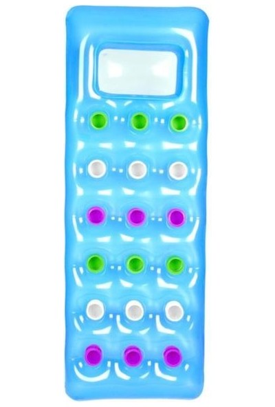 Bestway Deniz Yatağı Bardaklı 188X71CM - 43040 - Mavi